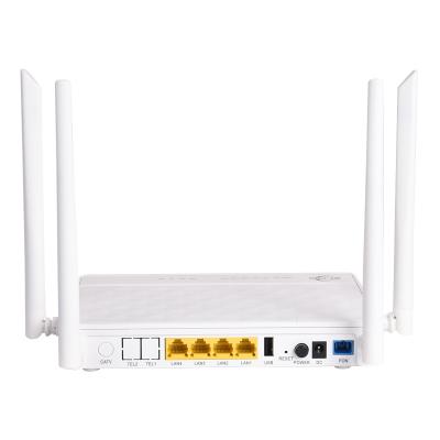 China Dual Band 2.4G 5G FTTH 2GE 2FE WIFI XPON ONU for sale