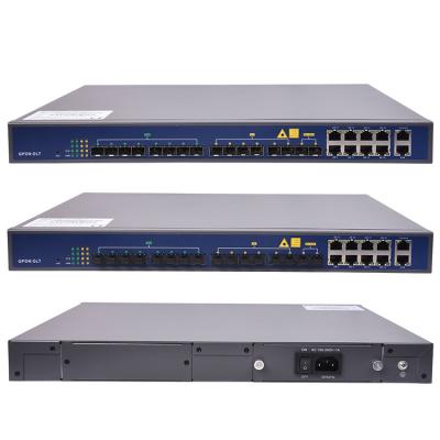 China BT PON 8 PON 8 GE Copper RJ45 Port FTTH GPON OLT for sale