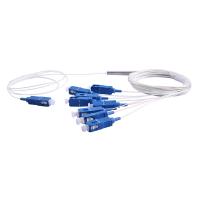 China LC - SC UPC 1*N 2*N 1X8 Mini Steel Fiber Optic Splitter for sale