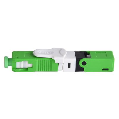 China FTTH Splice Singlemode Waterproof SC Fiber Optic Fast Connector for sale