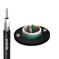 China 1 2 4 6 8 Core Indoor Steel Wire Drop Fiber Optic Cable for sale