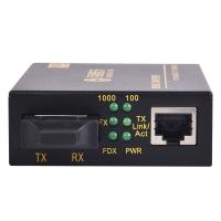 China 10/100m 1310/1550nm WDM 25KM RJ45 Fiber Optic Media Converter for sale