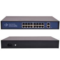 China V2.0 IEEE 802.3af/At 150w 16 Port Poe Network Switch for sale