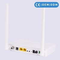 China Dual Mode 1GE 1FE VOIP 2 Antennas Router XPON ONU for sale