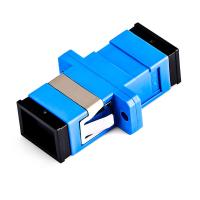 China Optic Flange Coupler SC Simplex APC UPC Fiber Optic Adapter for sale