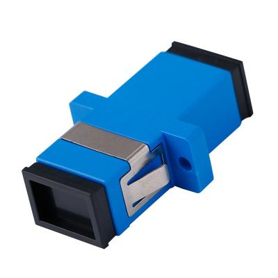 China Optic Flange Coupler SC Simplex APC UPC Fiber Optic Adapter for sale