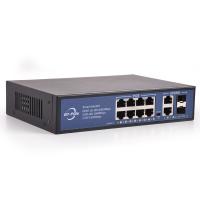 China 8 Port 2 Port 100mbs Network IP Camera Poe Switch for sale