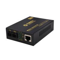 China 10/100/1000m Single Mode Fiber Optic To RJ45 Converter for sale