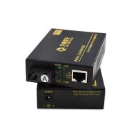 China SC Connector 10/100M 20KM 1310NM Fiber Optic Media Converter for sale