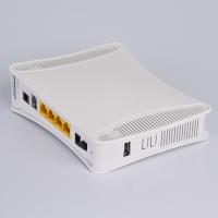China Fiber Network Equipment 1GE 3FE 4LANS WIFI GPON ONU for sale