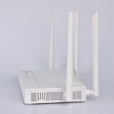 China 1POTS 4GE GPON ONU 2VOIP 2.4G 5.8G Dual Band Ethernet Router for sale