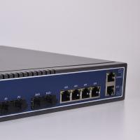 China Fiber Optic Network 1U 4PON Port GEPON 10G EPON OLT for sale