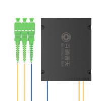 China 0.9MM SC/APC 1X2 1X4 1X32 1*8 1*16 Fiber Optic Splitter for sale