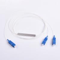 China 0.9MM SC/APC 1X2 1X4 1X32 1*8 1*16 Fiber Optic Splitter for sale