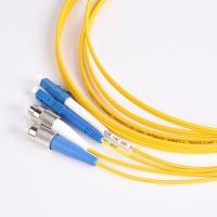China Single Mode SC FTTH Drop Cable Fiber Optic Patch Cord for sale