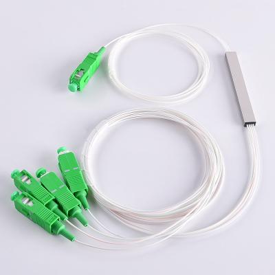 China 20/80 50/50 5/95 1X2 0.9MM FBT Fiber Optic Splitter for sale