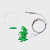 China SC APC UPC 1X4 Fiber Network 0.9MM PLC Fiber Optic Splitter for sale