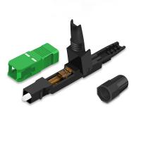 China Drop Cable Telecom SC / UPC SC / APC Fiber Optic Fast Connector for sale