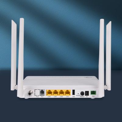 China 4 Antennas Netlink XPON Dual Band Router oNU router FTTX Solutions for sale