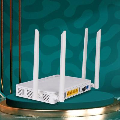 China Dual Fiber FTTH Gpon ONT ONU 4GE 2VOIP Network Terminal for sale