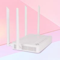 China 4GE 2 POTS WIFi Plastic GPON ONT Dual Band Realtek Chip FTTH for sale
