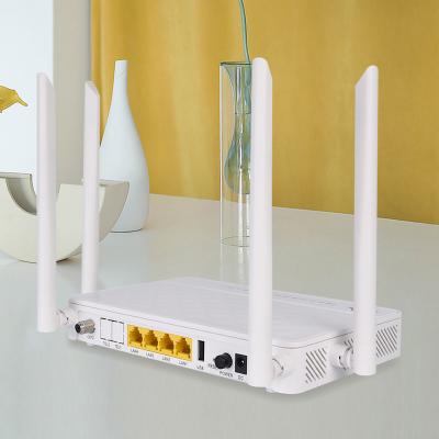 China 4GE FTTH GEPON XPON Dual Band Wifi ONU router Support IPv4 IPv6 for sale