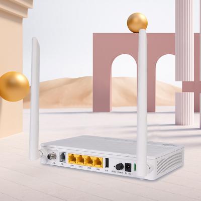 China Ftth APC Connector Xpon Onu Router 1ge 3fe Wifi Usb 2.4g for sale