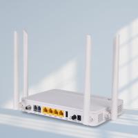 China 4 Antennas Dual Band ONU 4GE 2VOIP 2.4G 5.8G WLAN 1USB CATV Ports for sale
