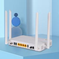 China 5dBi 1310nm 1490nm XPON ONU FTTH 4GE DUAL BAND WIFI NETWORK for sale