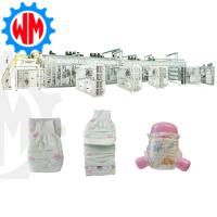 China 2025 New Full Servo Baby Diaper Making Machine PLC Control wiht Packaging System for sale