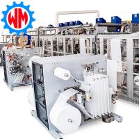 China 2025 New Full Servo Baby Diaper Making Machine PLC Control wiht Packaging System for sale