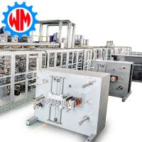 China High Speed Full Servo Baby Diaper Making Machinery  PLC Control with Packaging System for sale