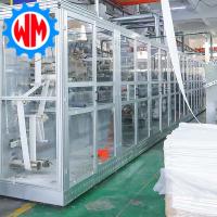 China High Speed Full Servo Baby Diaper Production Line  PLC Control with Optional Packaging System for sale