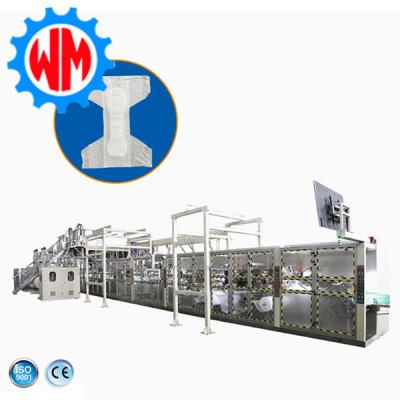 China Disposable Baby Diaper Making Machine 600pcs Per Minute with Packaing System for sale