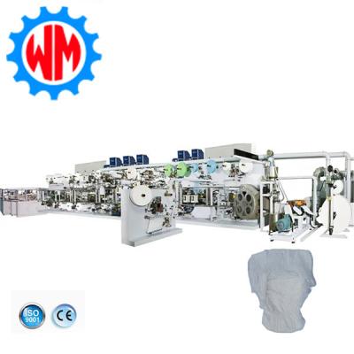 China High Performance Full Servo Baby Diaper Production Line For Superior Manufacturing with CE for sale