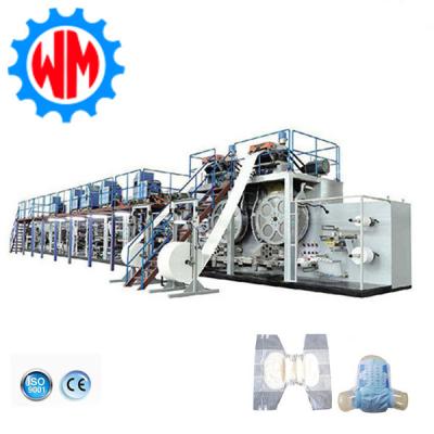 China High Efficiency Full Servo Adult Diaper Making Machine Global Export with CE for sale