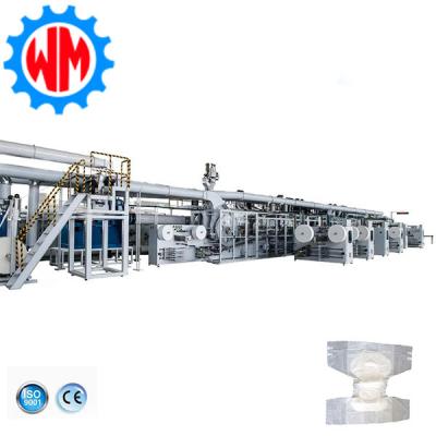 China Global Export Full Servo Adult Diaper Making Machine Automatic System with Good After-sale for sale