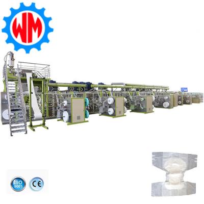 China 2025 New Easy Operation Adult Diaper Making Machine Full Servo 400 KW with CE for sale