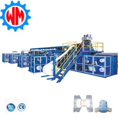 China 380V Adult Diaper Production Line Customizable Adult Diaper Packing Machine for sale