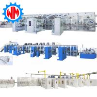 China Fluff Pulp Adult Diaper Machine PLC Control Factory Manufacturing for sale