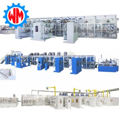 China Fluff Pulp Adult Diaper Machine PLC Control Factory Manufacturing for sale