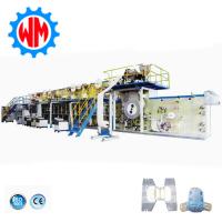 China Precise  Adult Diaper Making Machine Embossing Printing Stacking Function for sale