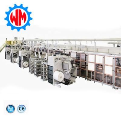 China Intelligent  Adult Diaper Making Machine 380V 50Hz Adult Diaper Manufacturing for sale