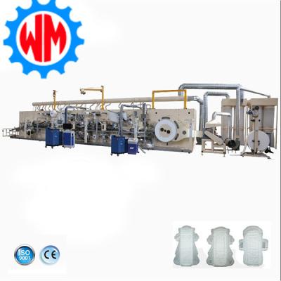 China Professional Factory High Speed Sanitary Pad Making Machine with Professional Design for sale