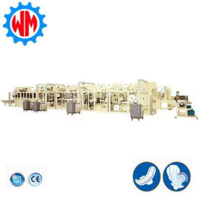 China Womeng 2025 New High Efficiency Sanitary Pad Production Line with CE for sale