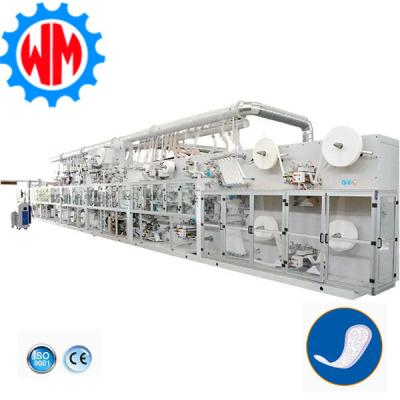 China 1200PCS/Min Sanitary Pad Production Line with Packaging System for sale