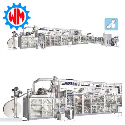 China 1500pcs/Min Sanitary Napkin Making Machine Customized Sanitary Pads Machinery for sale