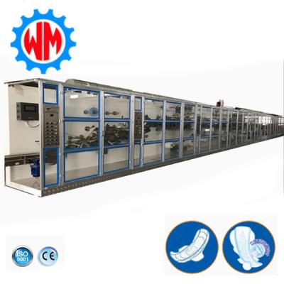China Factory Manufacturing Sanitary Napkin Production Line with Professional Accreditation for sale