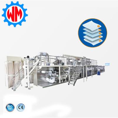 China 2025 New High Efficiency Nursing Pad Underpad Production Line with Packaging System for sale