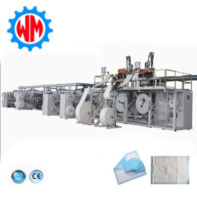 China Lower Energy Intelligent Under pad Making Equipment with Packaging System for sale